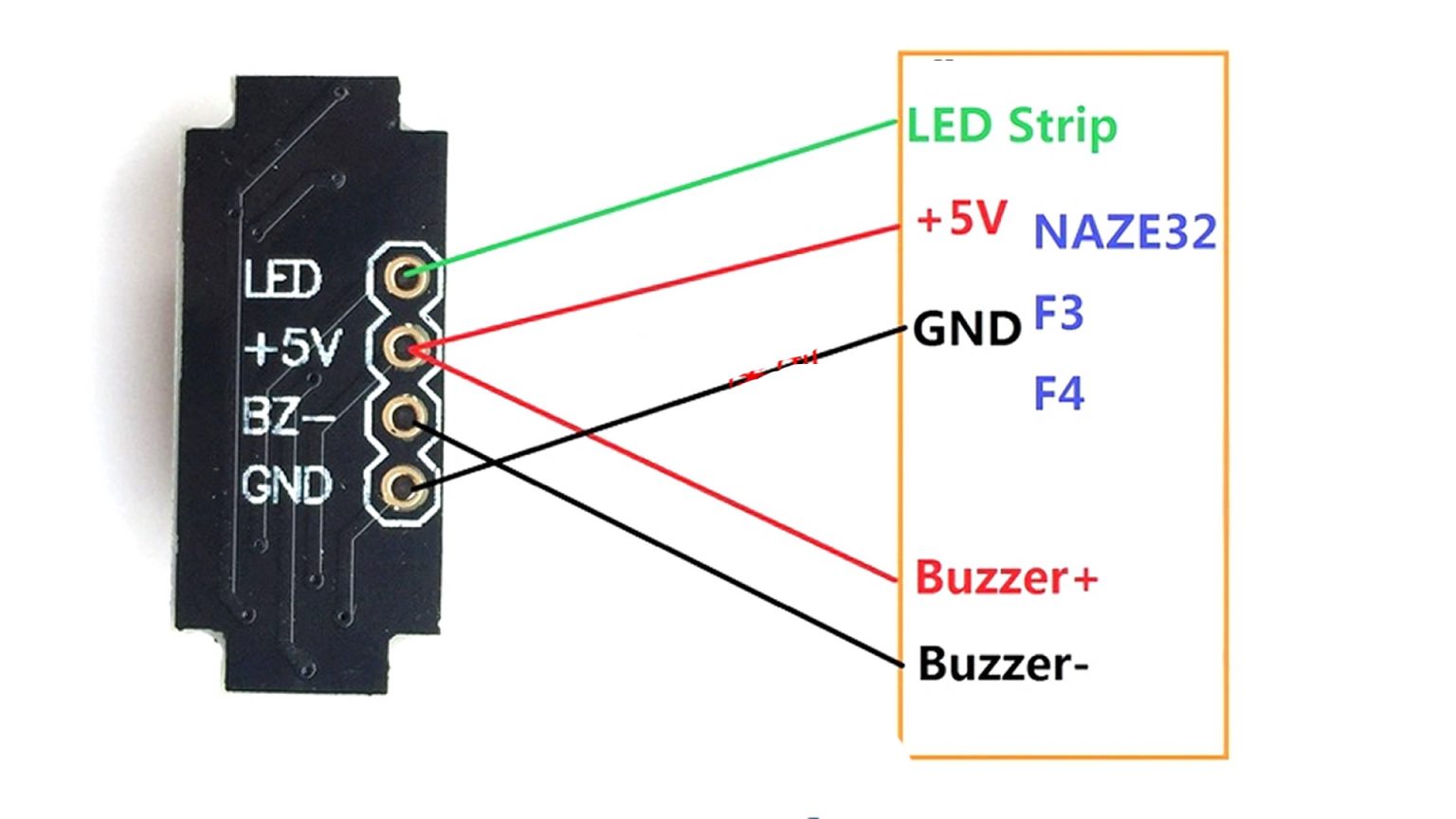 Beeper Board With LED Lighting – Cube FPV