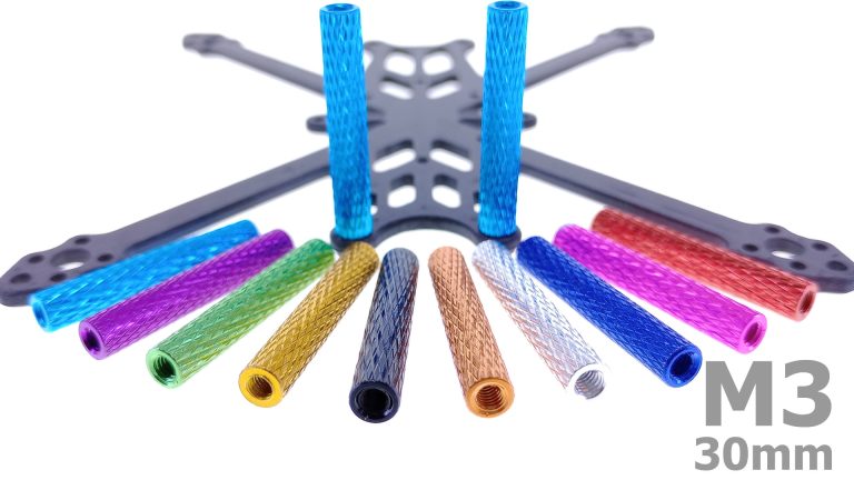Frame Standoffs M3 Knurled 30mm – Cube FPV