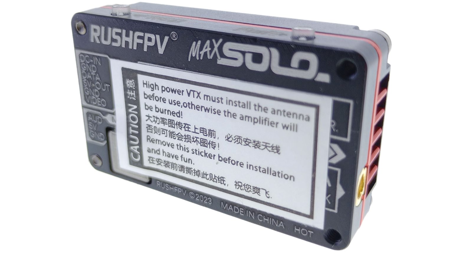 Analog VTX RUSHFPV MAX SOLO 5.8GHZ US VERSION – Cube FPV