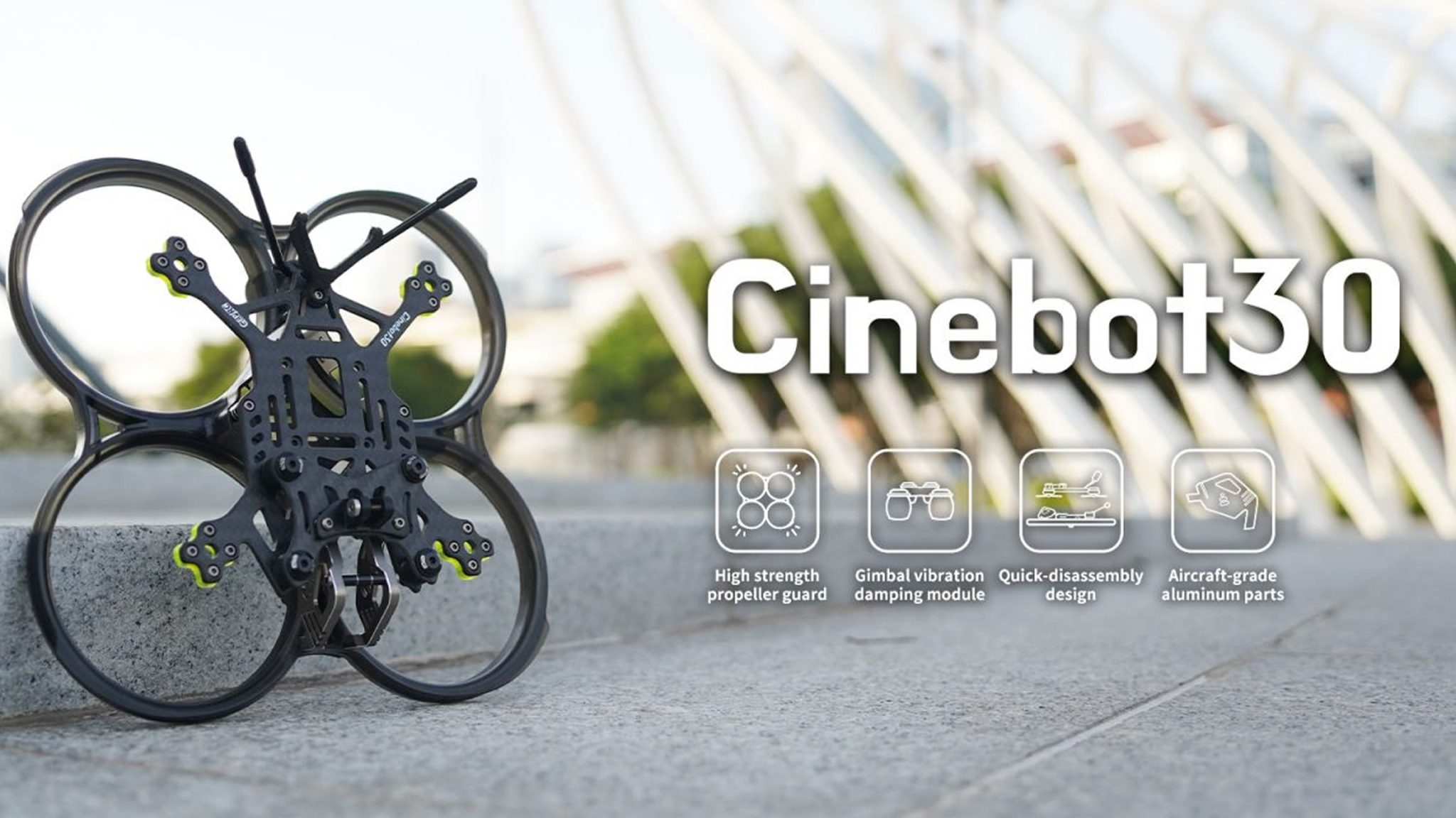 FPV Frame GEPRC Cinebot CT30 3 Inch Cine – Cube FPV