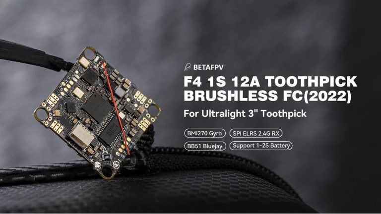 Flight Controller AIO BetaFPV F4 1S 12A SPI ELRS Bluejay – Cube FPV