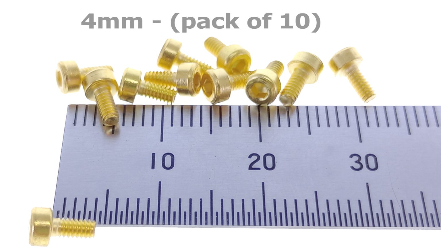 Bolts M2 Block Head Gold – Cube FPV