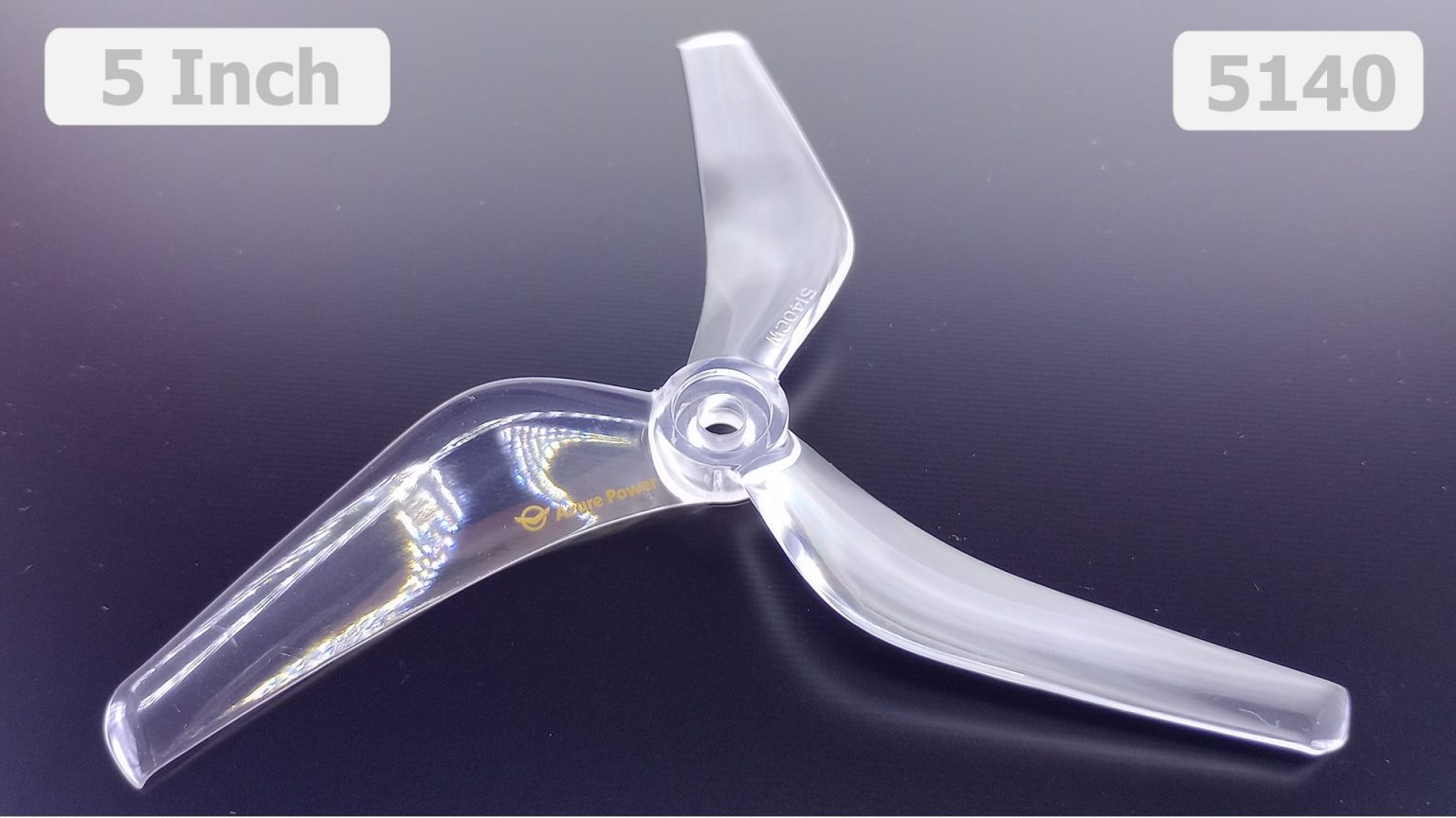 5 Inch Props Azure 5140 3 Blade Clear – Cube FPV