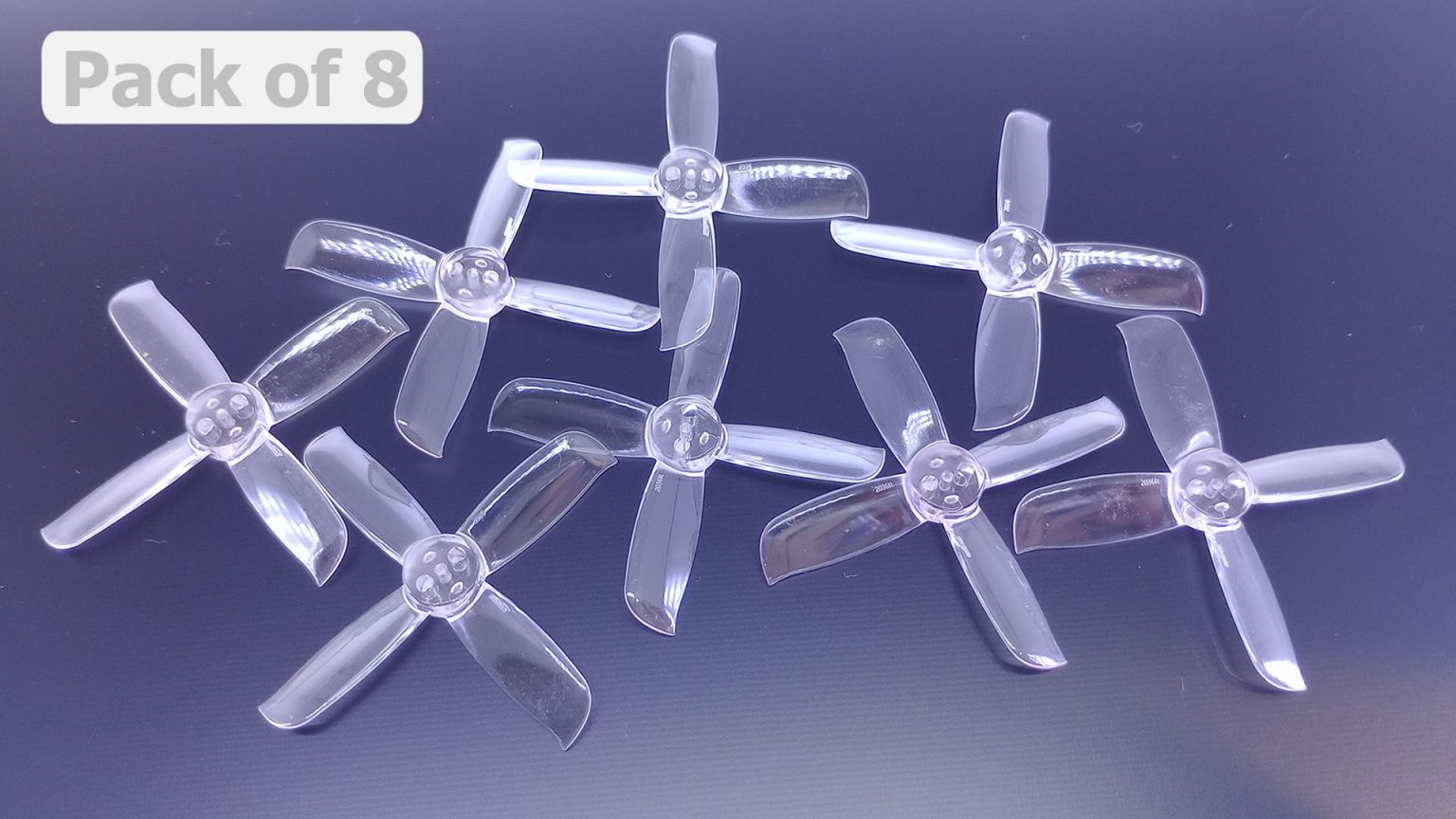 2 Inch Props Gemfan Hulkie 2036 4 Blade Clear – Cube FPV