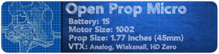 Build Blueprint Open Prop Micro 01 – Cube FPV
