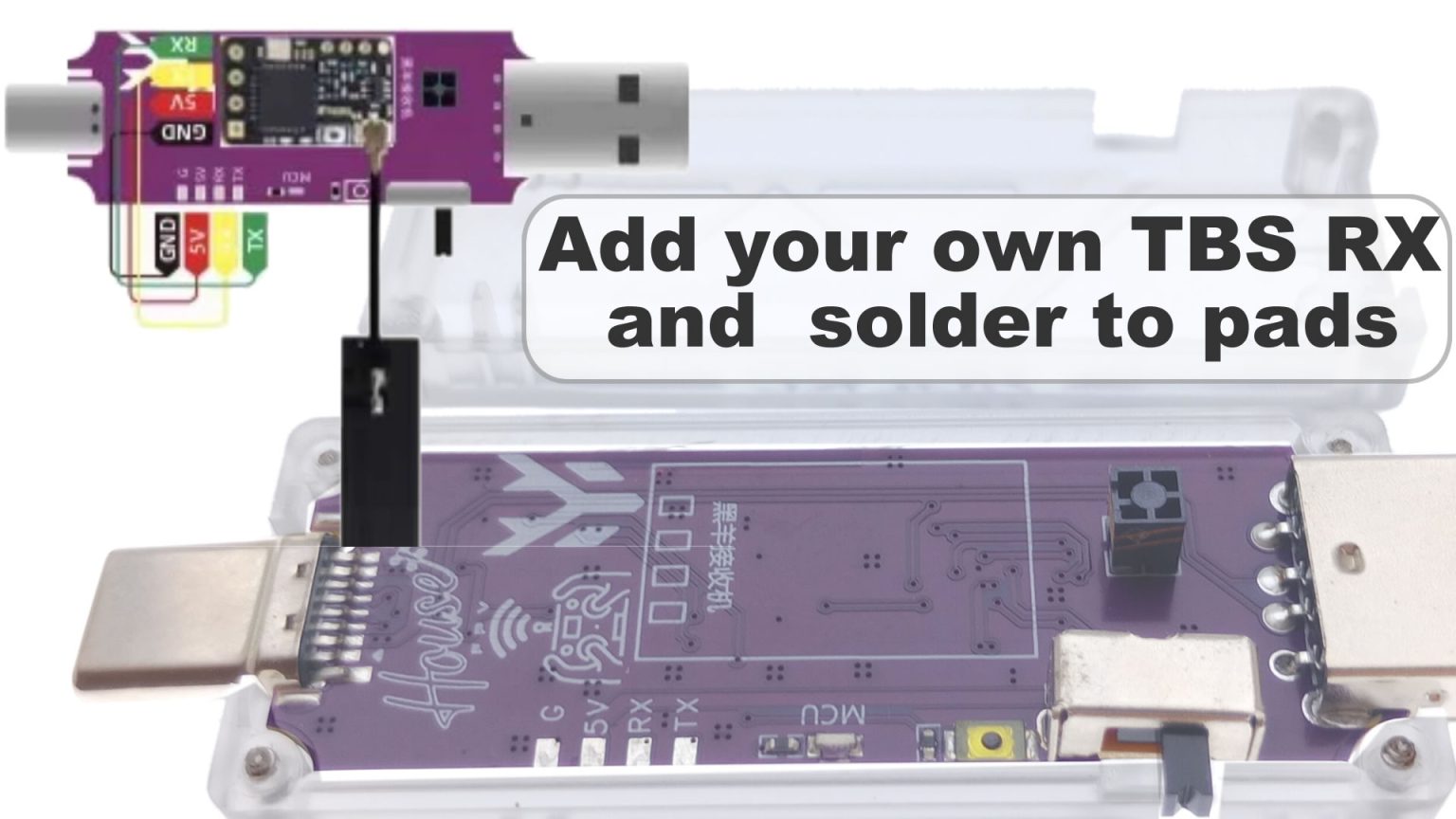 USB Dongle ELRS for Wireless FPV Sim Connection – Cube FPV